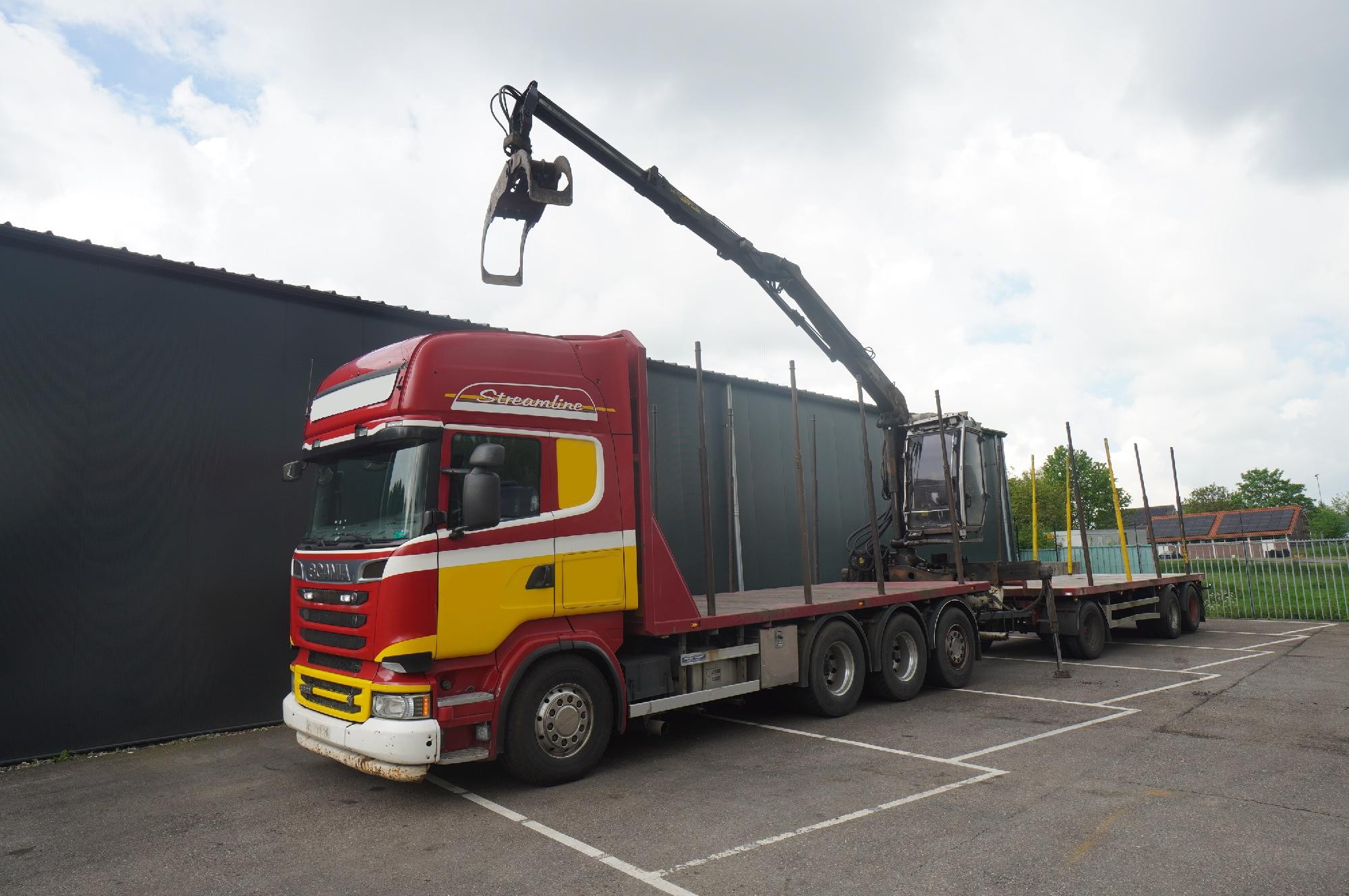 Scania - R620 TOPLINE LOGLIFT COMBI WITH TRAILER - STrucks